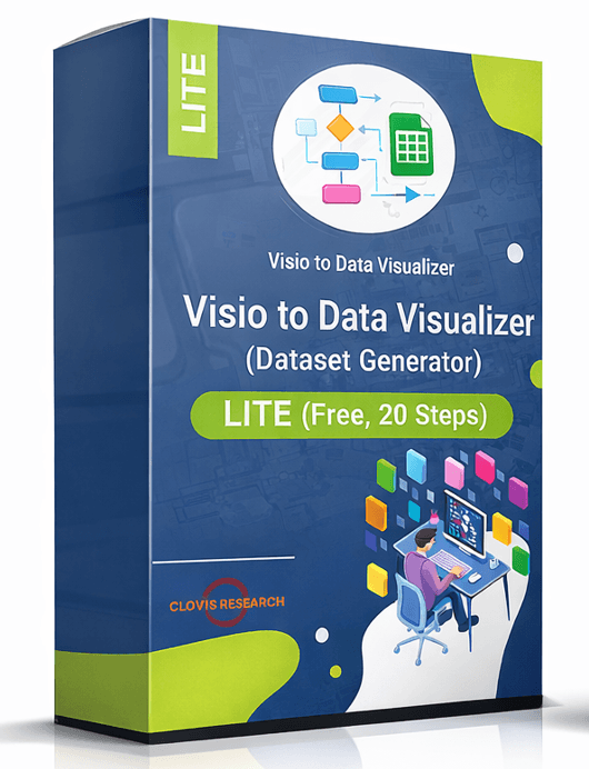 Lite Visio Diagram to Data Visualizer Dataset (20 steps)